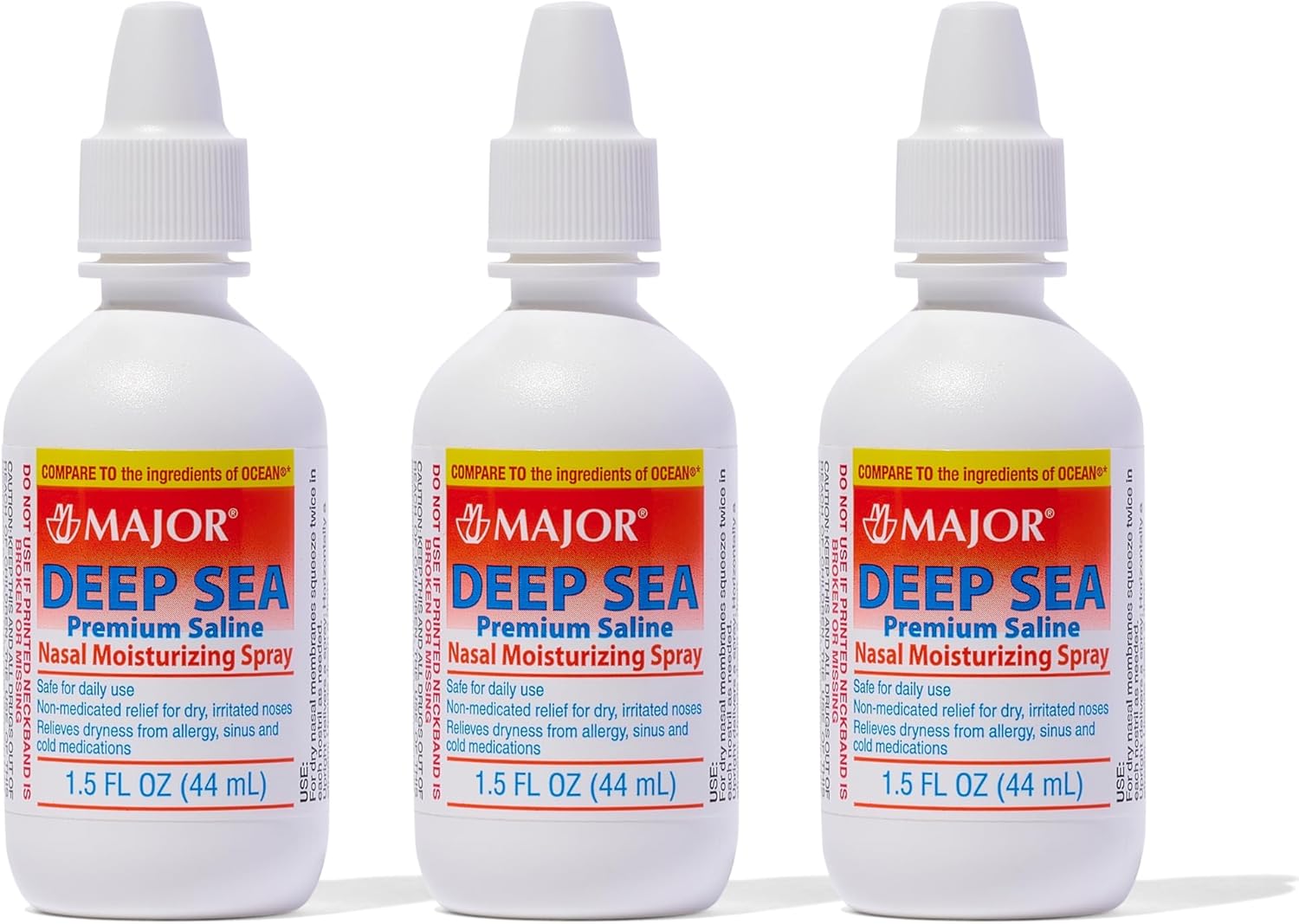 Amazon.com: MAJOR Deep Sea Premium Saline - Nasal Moisturizing Spray ...