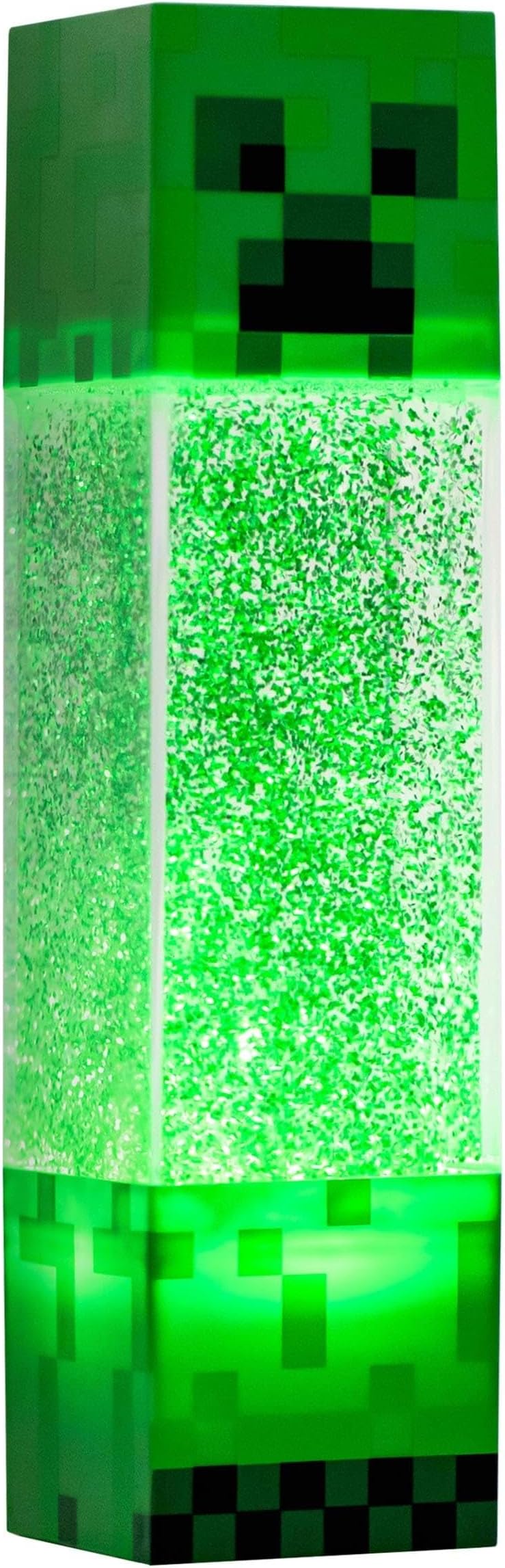 Minecraft Creeper Glitter Motion Light | 12-Inch Fun Mood Light LED ...