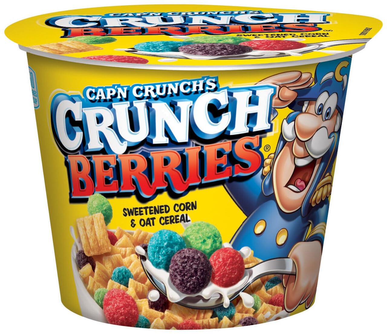 Amazon.com : QUAKER Captain Crunch Cereal, Crunchberries, Individual ...