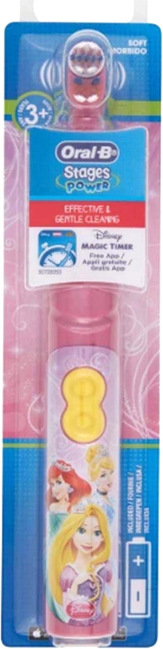 Oral-B Stages Power Kids Disney Princess Battery Toothbrush with Timer ...