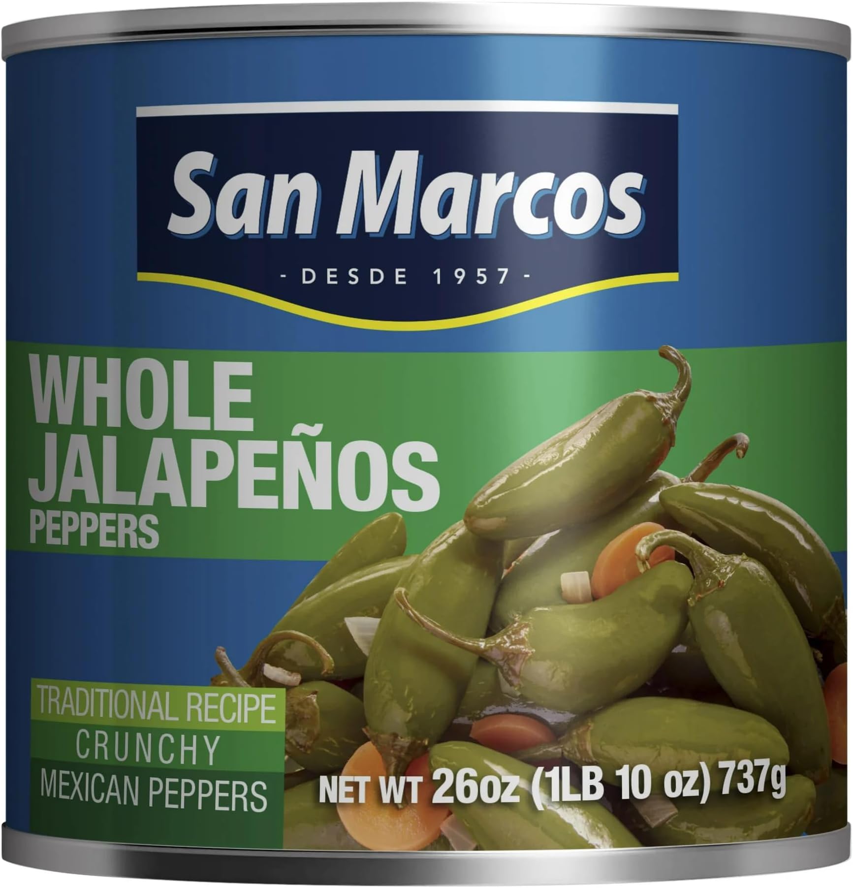 Amazon.com : La Costena Whole Jalapeno 7 oz (24-Pack) : Grocery ...