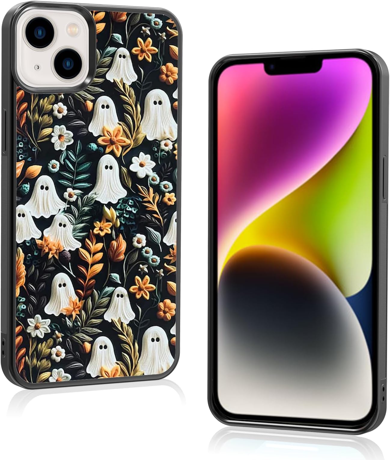Amazon.com: RSMACH [2 Packs] Clear Horror Movie Phone Case, Halloween ...