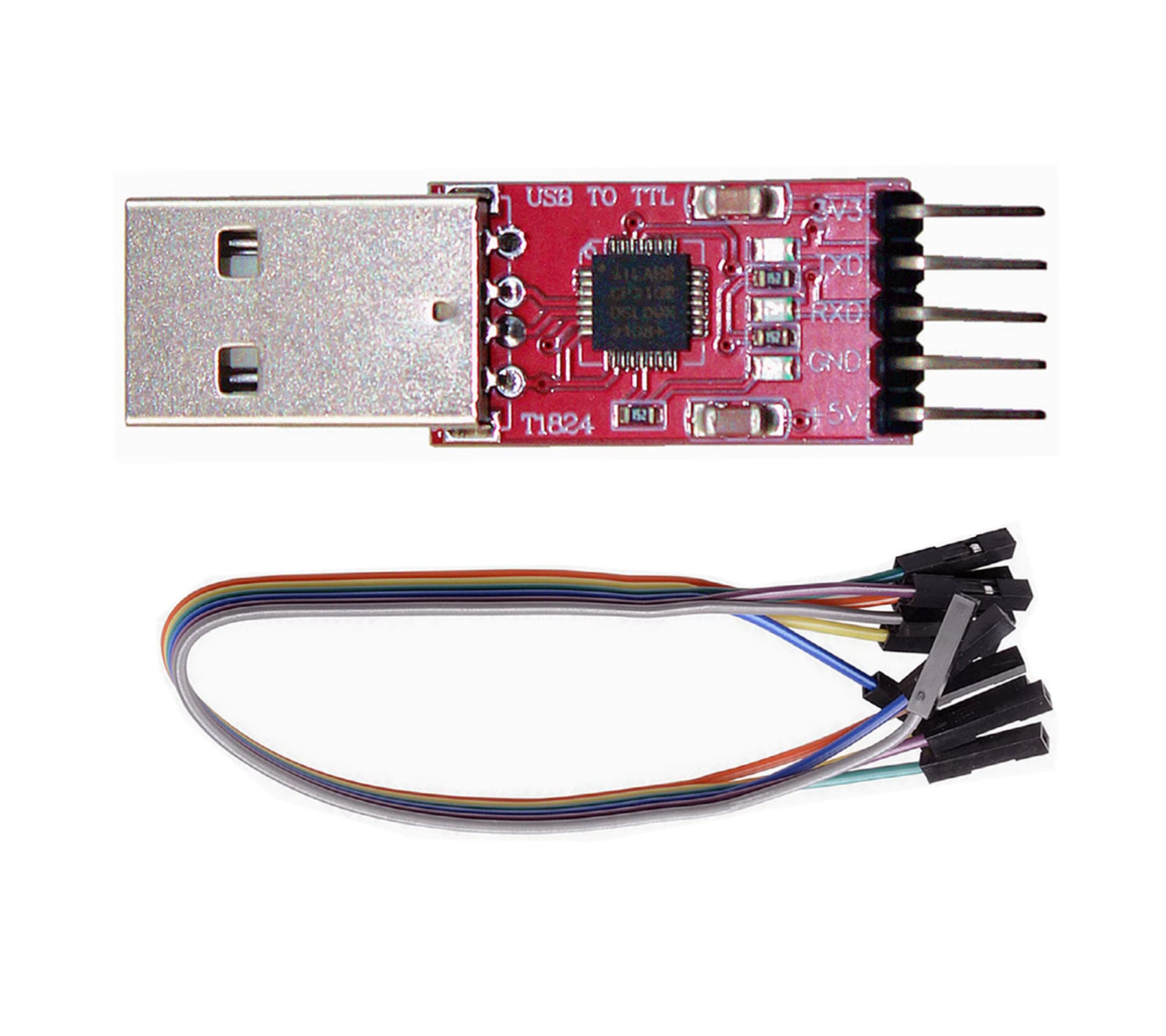 DIGISHUO CP2102 USB 2.0 to TTL Module Serial Converter Adapter Module ...