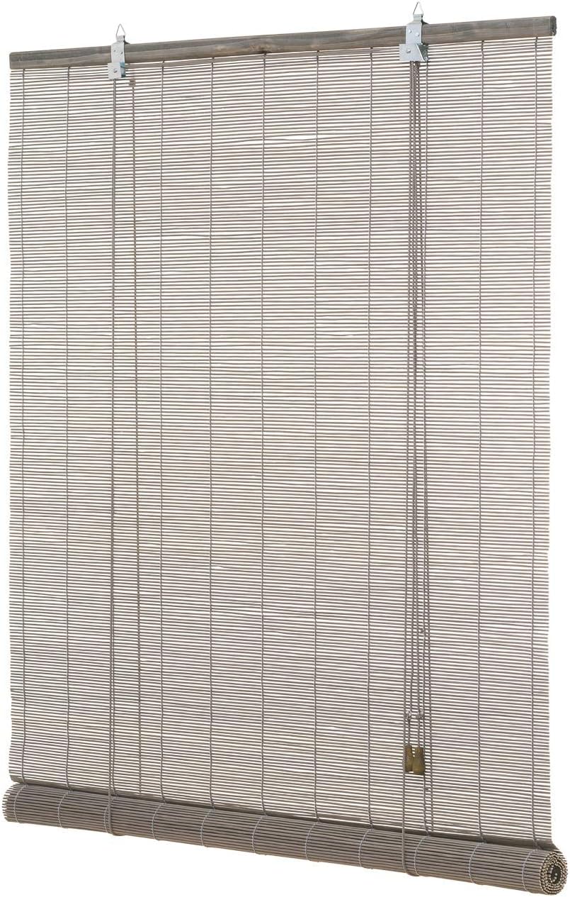 Amazon.de: Rollo Bambus 80% UV-Block Outdoor Retro Bambusrollo ...
