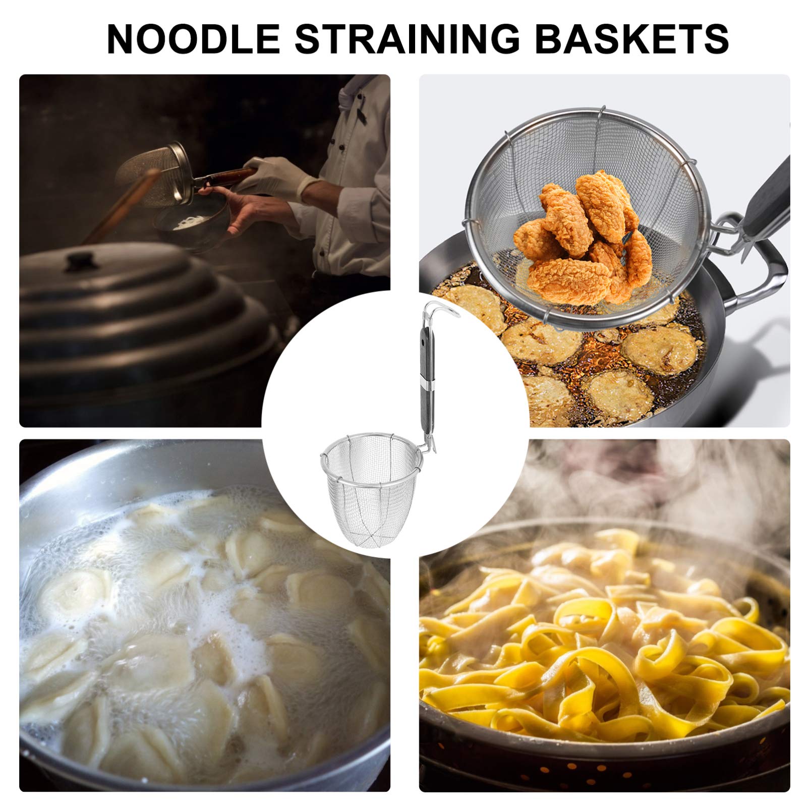 Straining Pasta