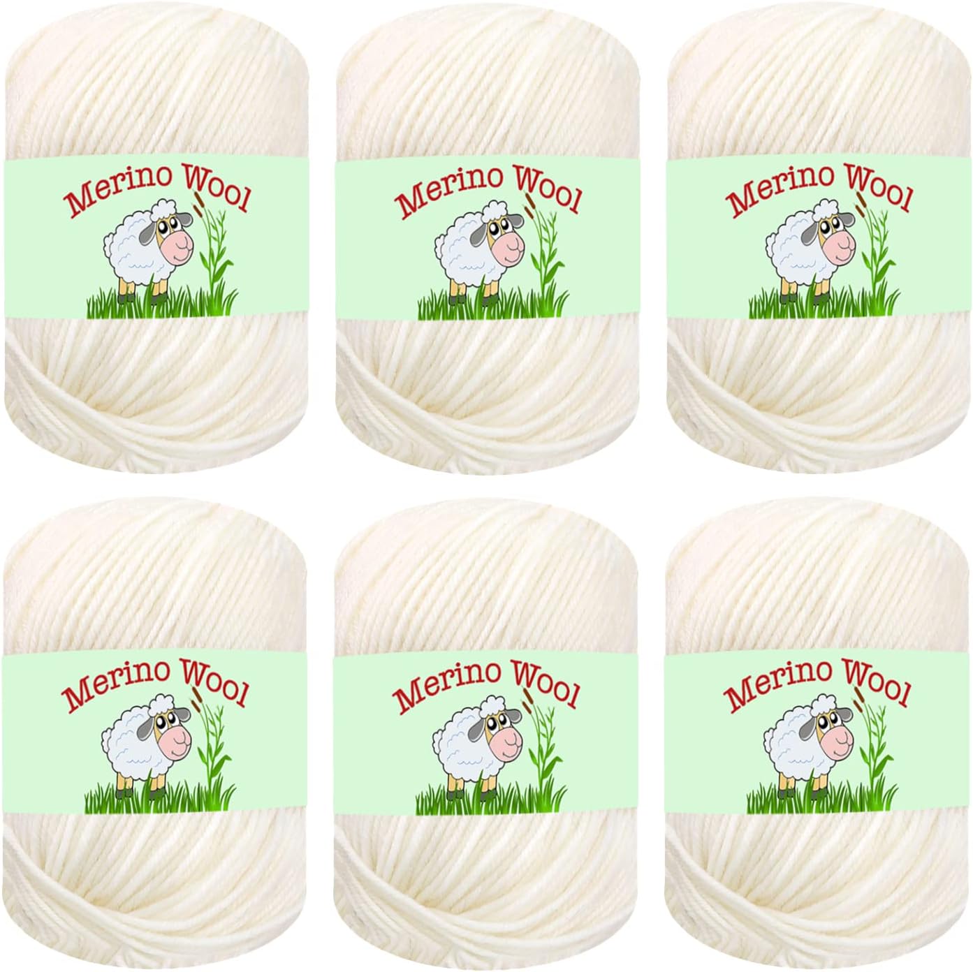 Amazon.com: TEHETE 100% Merino Wool Yarn for Knitting 3-Ply Luxury Warm ...