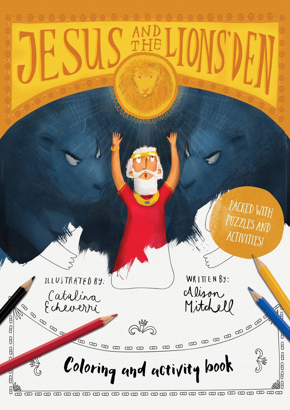Jesus & the Lions' Den Coloring and Activity Book: Coloring, Puzzles ...