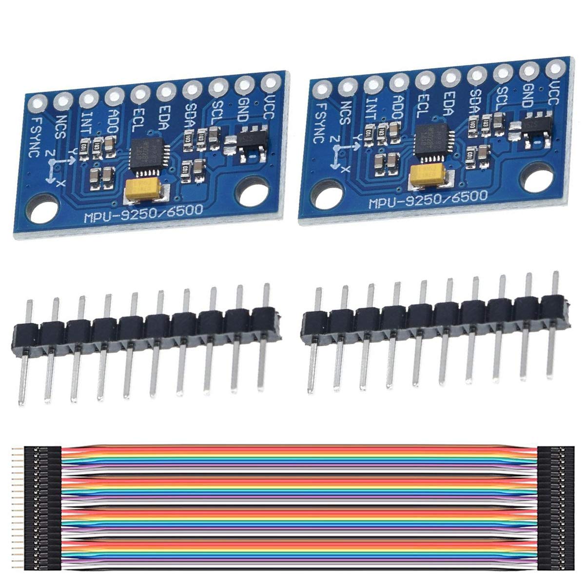 Buy DAOKI 2Pack MPU-9250/6500 Accelerometer Module GY-9250 9 Axis 9DOF ...