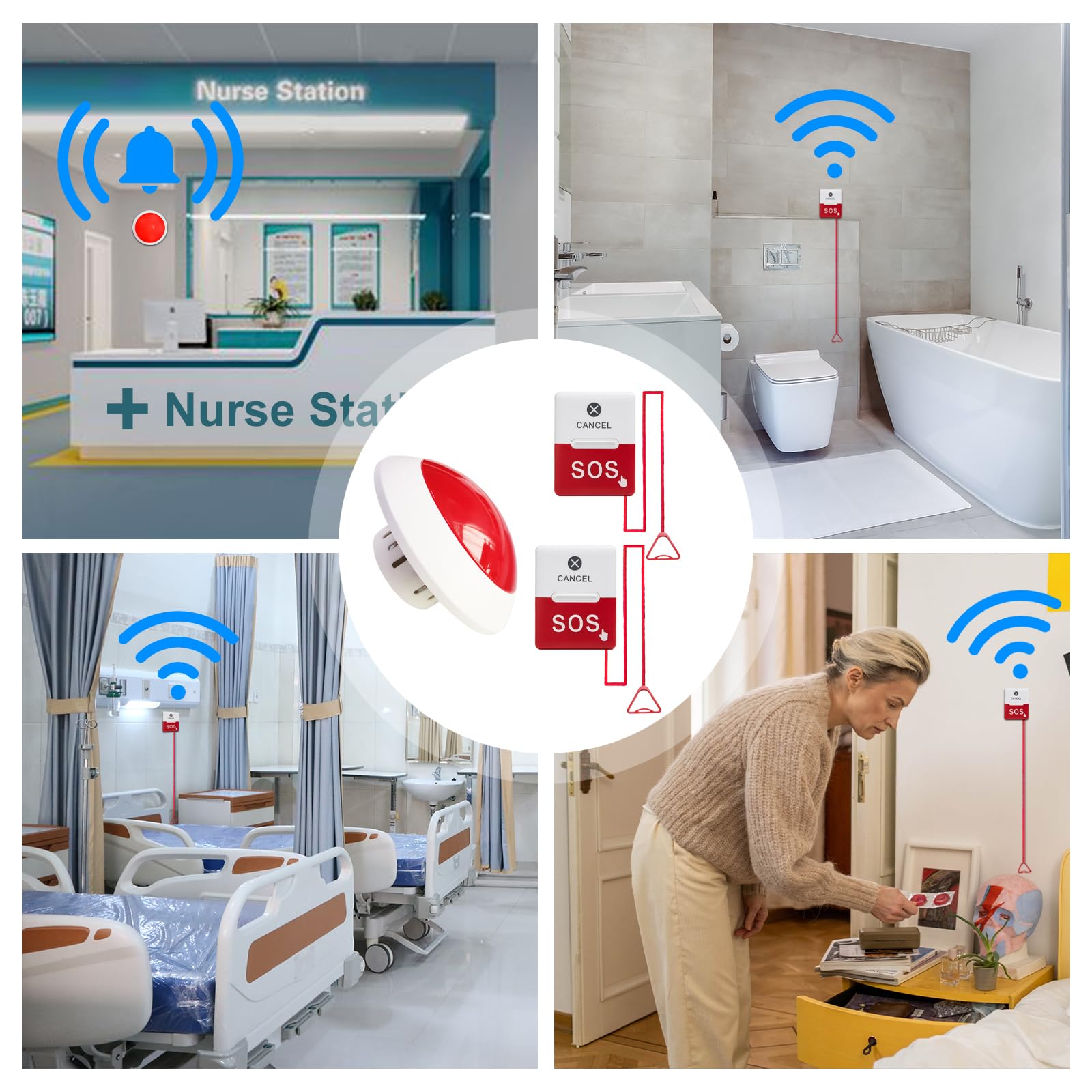 Nurse Call Pull Station Bathroom