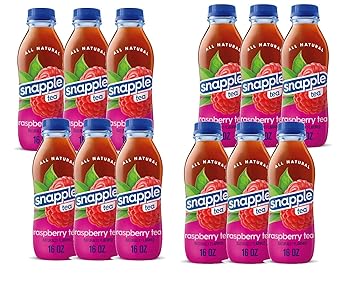Amazon.com : Snapple All Natural Raspberry Tea Drink New Bottles - 1 ...