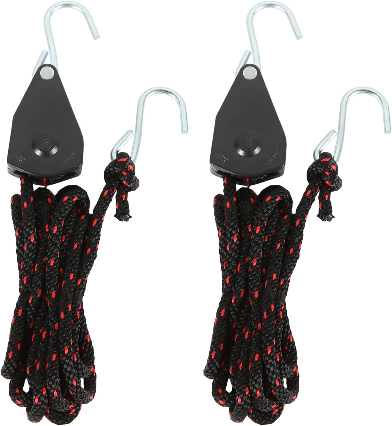 Amazon.com: Acronde 4PCS 1/8" 6Ft Adjustable Heavy Duty Rope Hanger ...