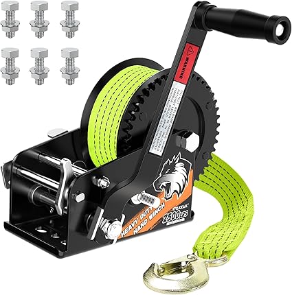 Amazon.com: TRUQUAL Boat Winches for Trailers, Heavy Duty Boat Trailer ...