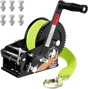 Amazon.com: TRUQUAL Boat Winches for Trailers, Heavy Duty Boat Trailer ...