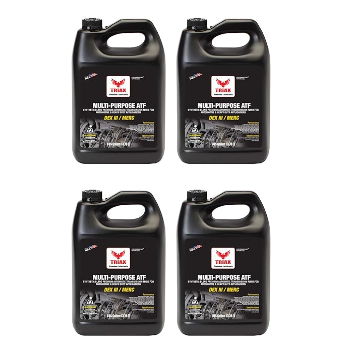 Buy Triax Multi-Purpose ATF DEX III/MERC, Synthetic Blend, Friction ...
