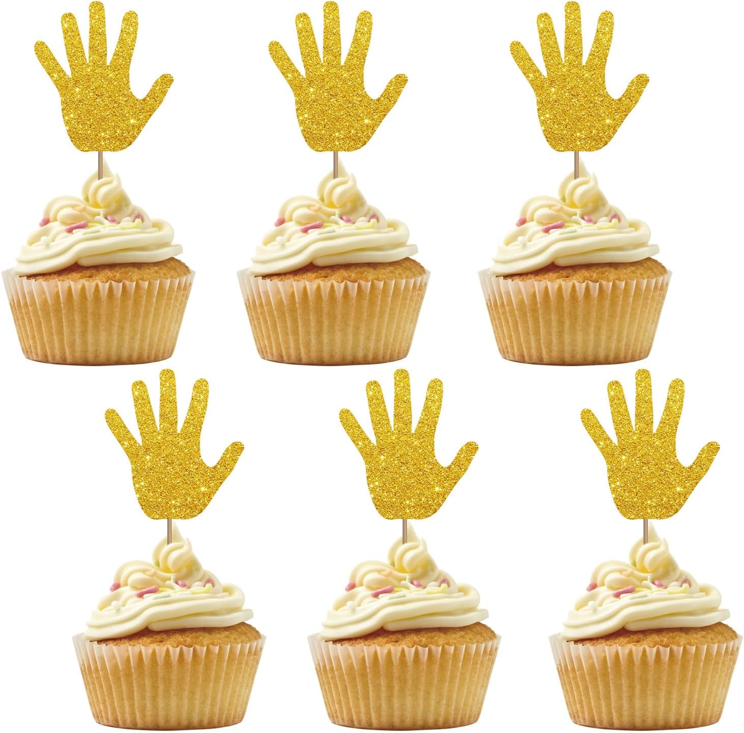 Baby Hand Cupcake Toppers at Ella Reibey blog