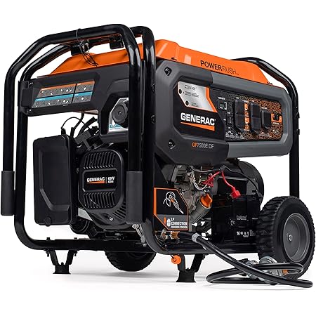 Amazon.com : Generac 8011 GP7500E 7,500-Watt Dual-Fuel Compatible ...