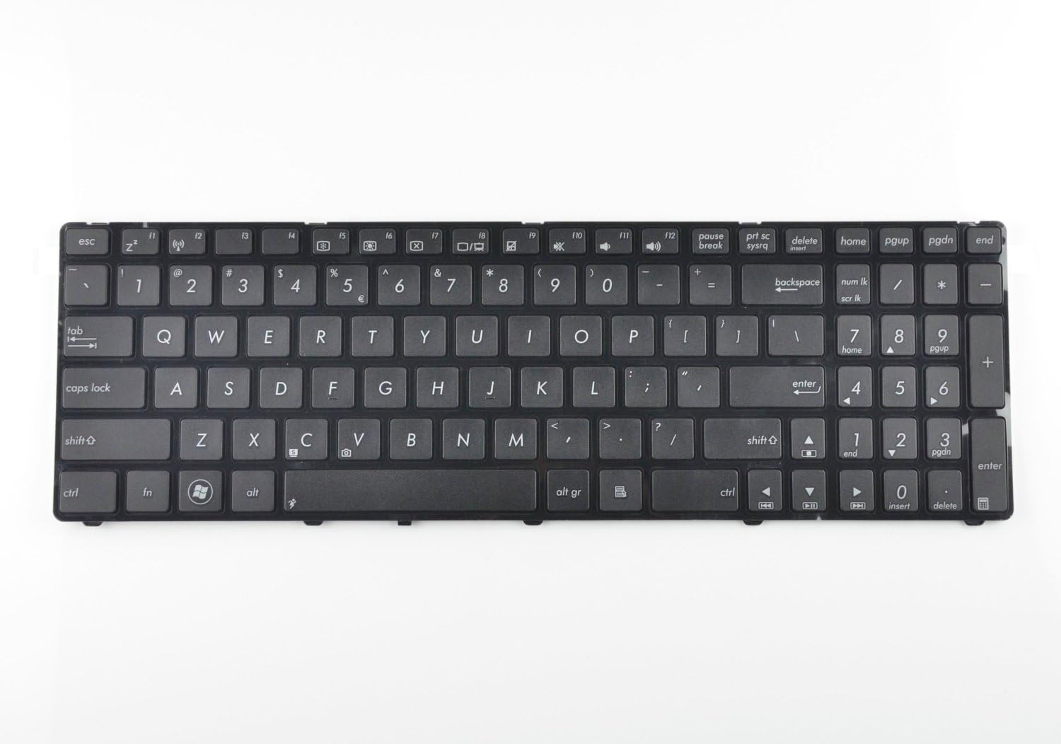 Amazon.com: PCRepair Replacement Black Keyboard with Frame for Asus ...