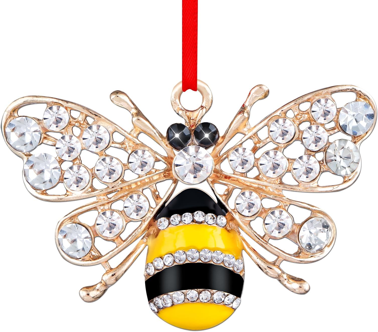 Amazon.com: Ganz Sweet Bee Christmas Tree Ornament New, Acrylic : Home ...