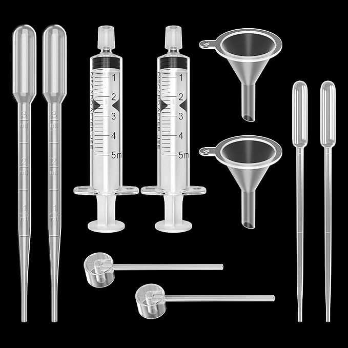 Amazon.com: 2 Set Perfume Refill Tool Kit, Plastic Perfume Syringe ...