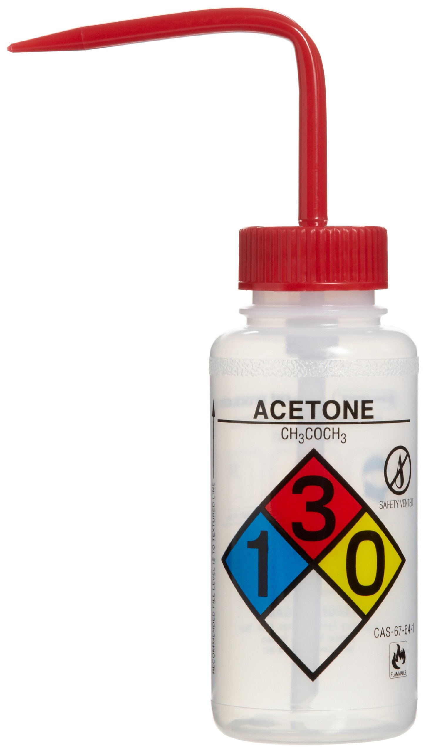 Wash Bottle Buy 6PK For Acetone, 1000ml - Labeled With Color Coded ...