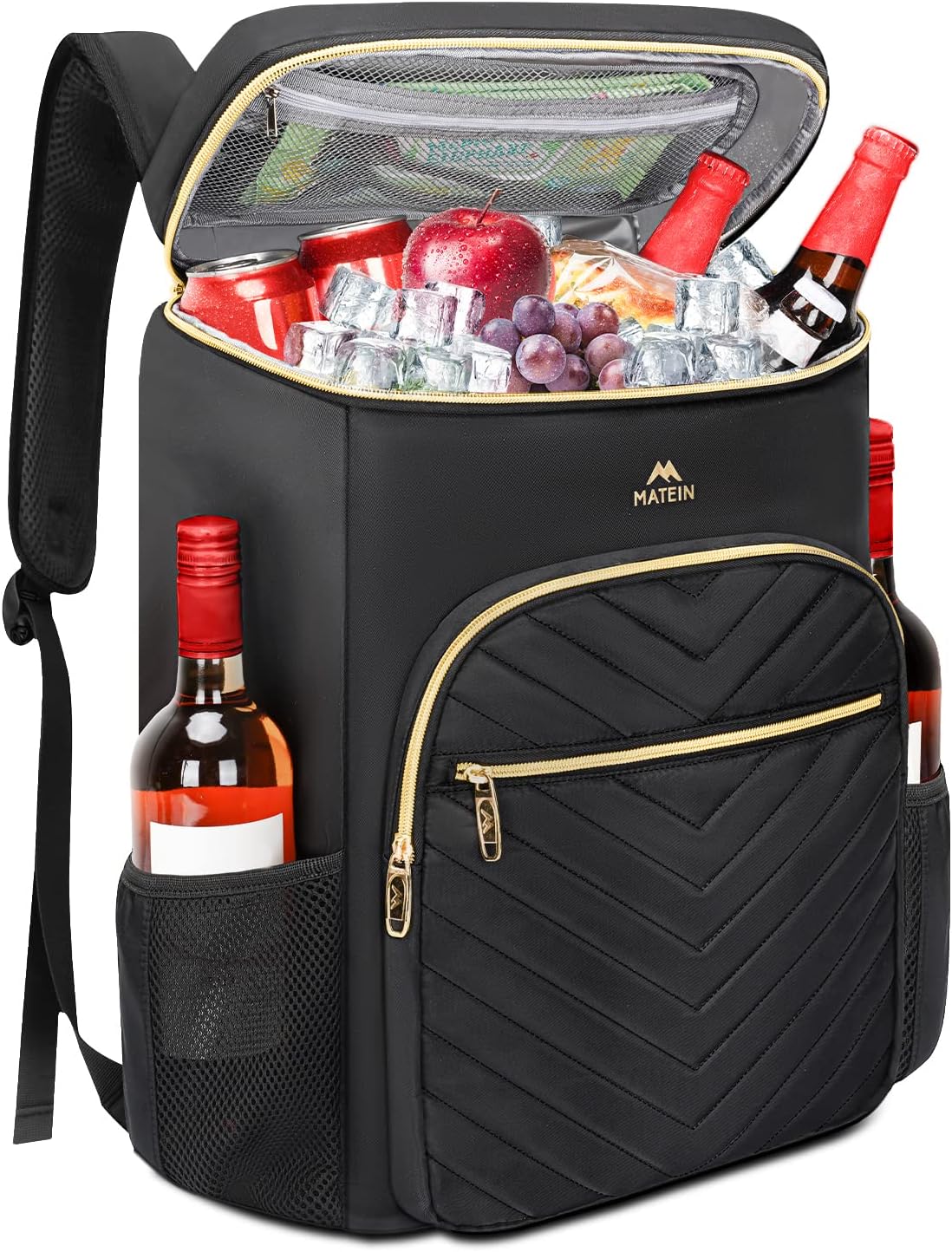 Amazon.com : Cooler Backpack for Women, 38 Cans Quilted Insulated ...