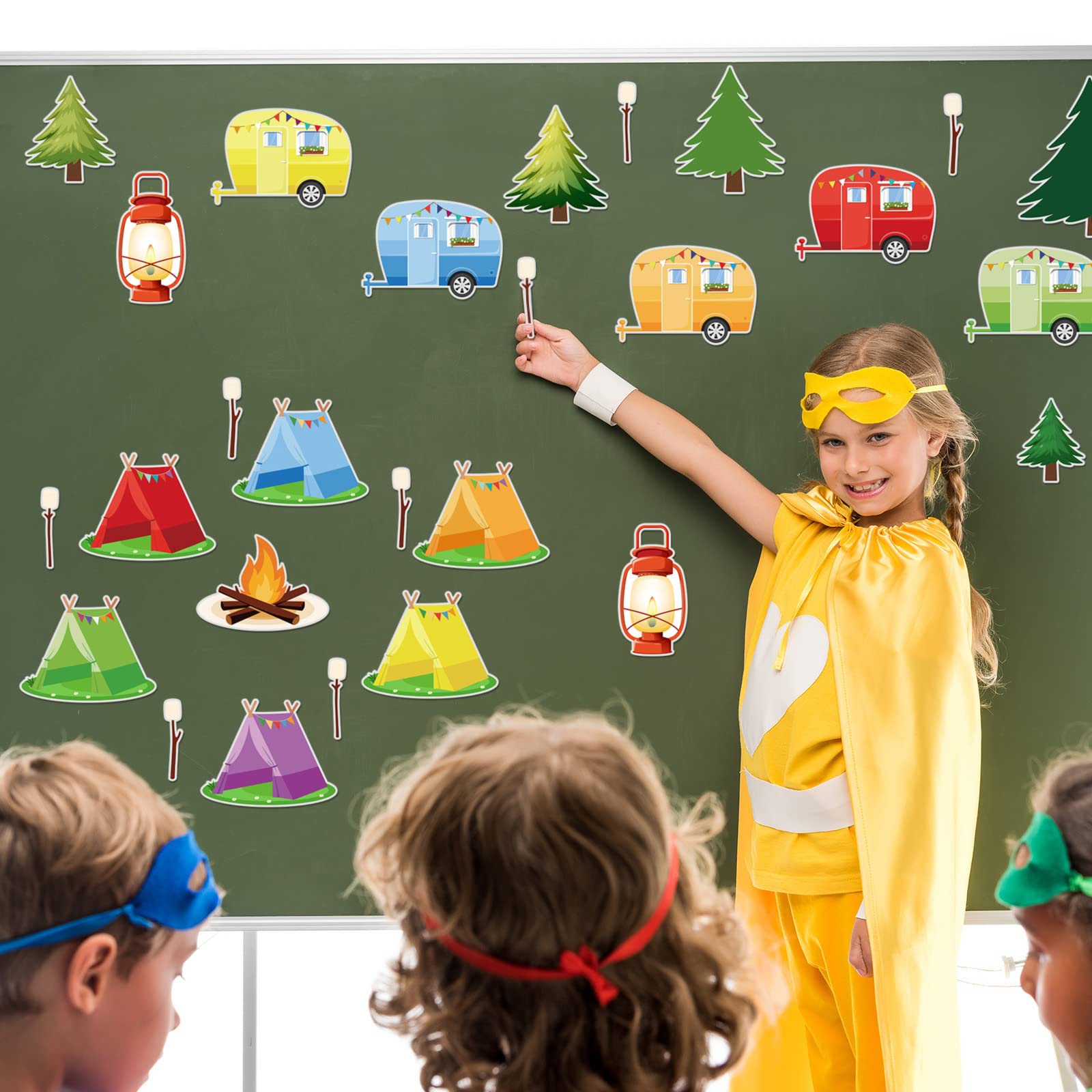 Snapklik.com : 39 Pcs Bulletin Board Decoration Set Tent Vintage ...