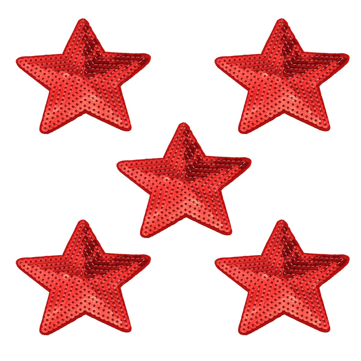 Amazon.com: E-outstanding 5-Pack Patches of Five-Pointed Star Shaped ...