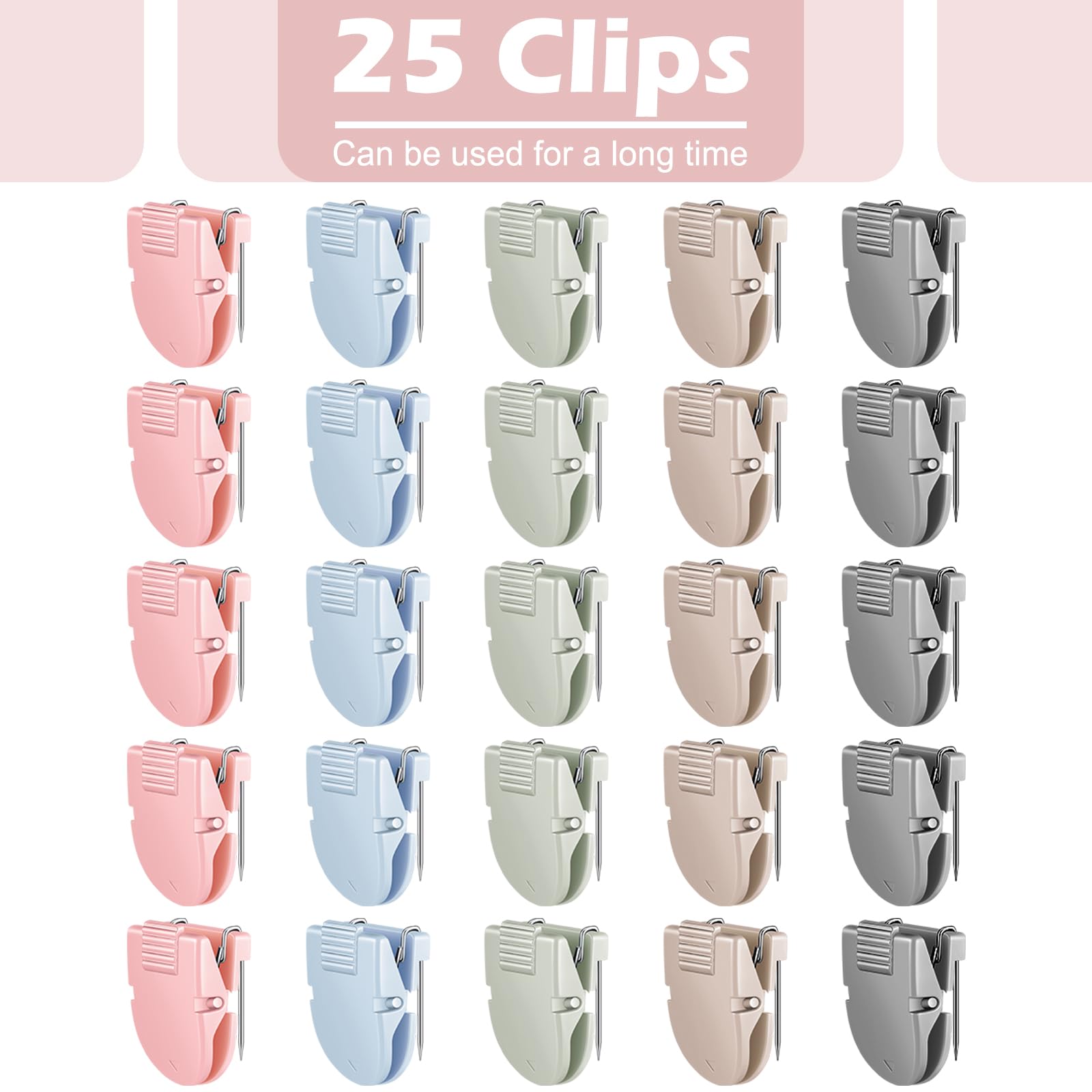 Snapklik.com : Feifeiya 25 Pcs Cubicle Clips Fabric Panel Cubicle ...