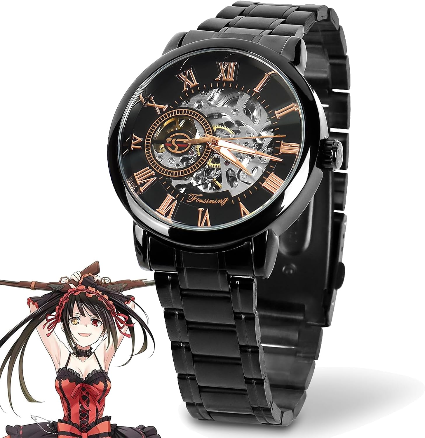 Amazon.co.jp: Topsky Mechanical Roman Numerals Men's Women's Tokizaki ...