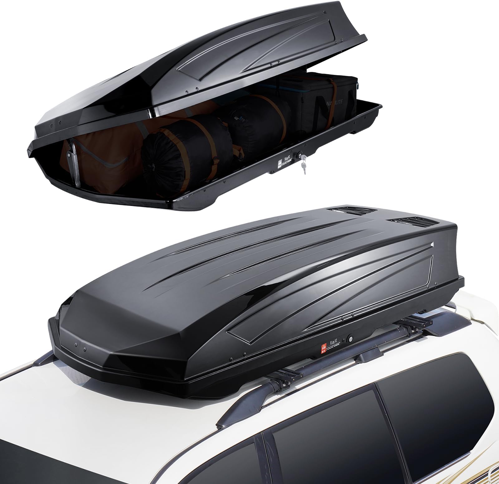 Amazon.com: DuraLiner Rooftop Cargo Carrier for Cars/Trucks/SUV's ...