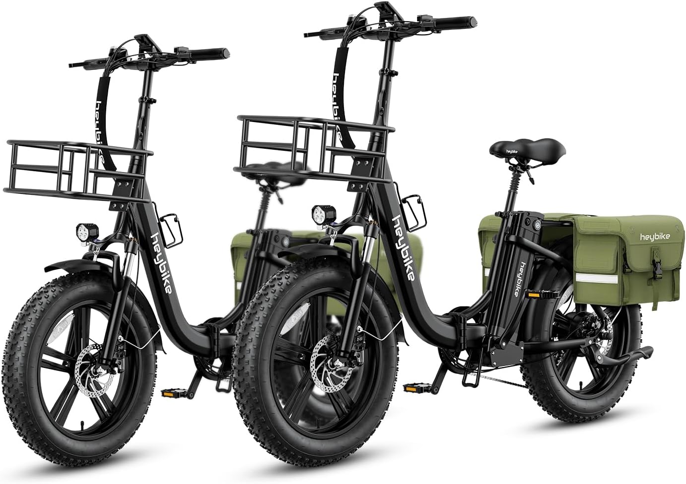 Amazon.com : Heybike Ranger Electric Bike for Adults 500W Foldable Ebike with 48V 15Ah Removable ...
