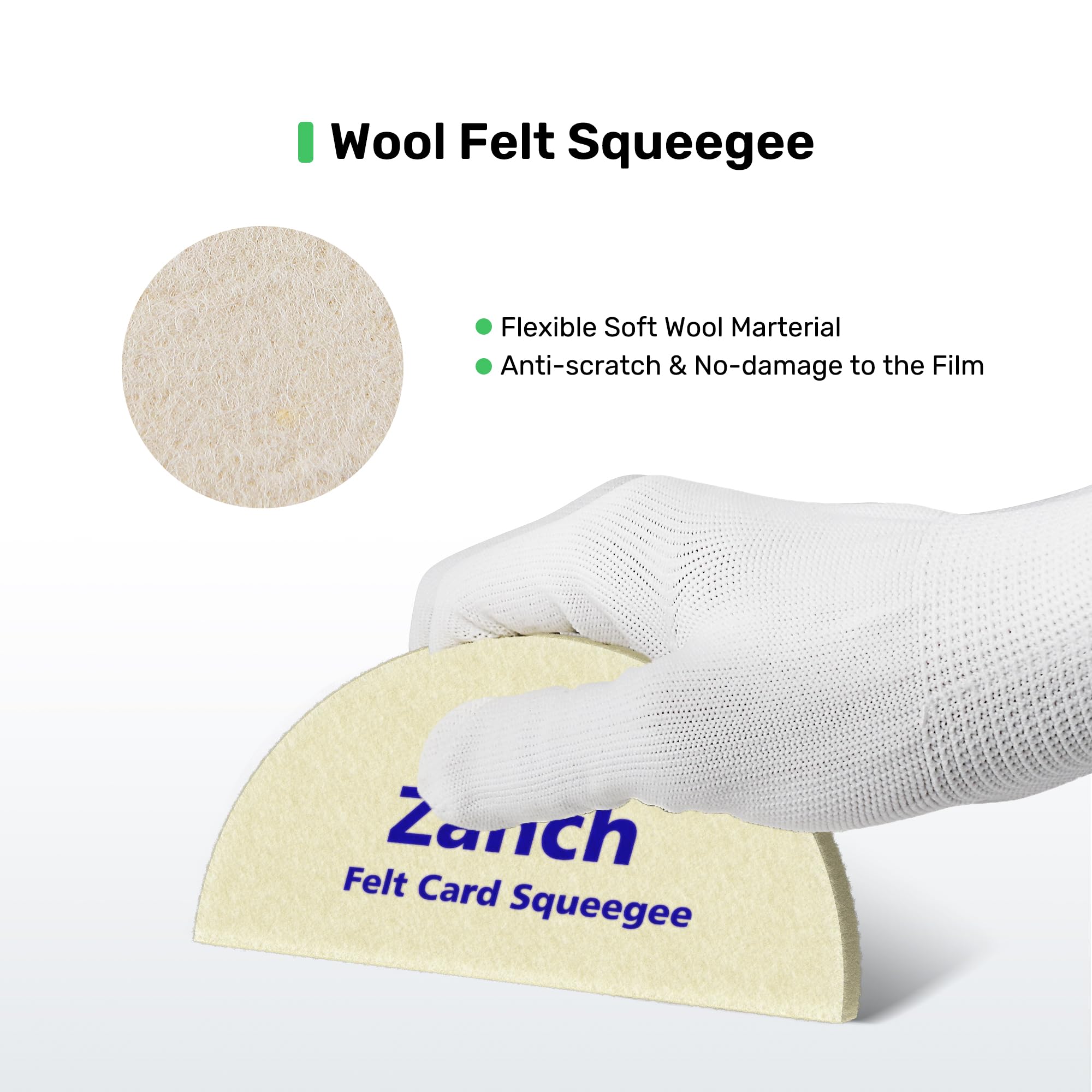 Snapklik.com : Window Tint Tools,Soft Wool Felt Squeegee For Window ...