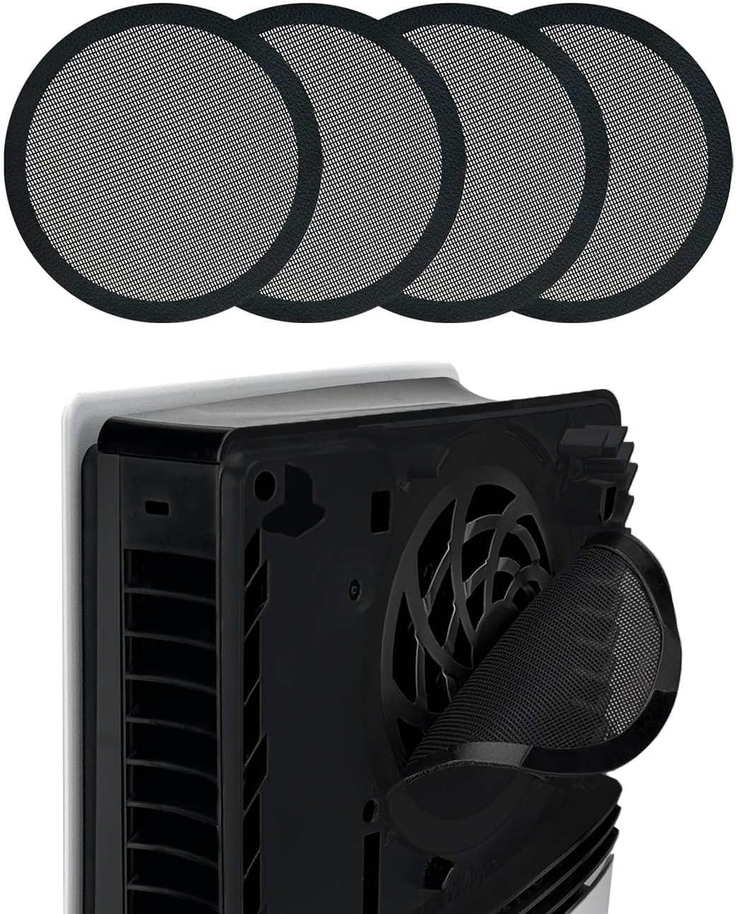 Amazon.com: Chanvoo PS5 Slim/Pro Dust Cover Protector, 4 Pack Fan ...
