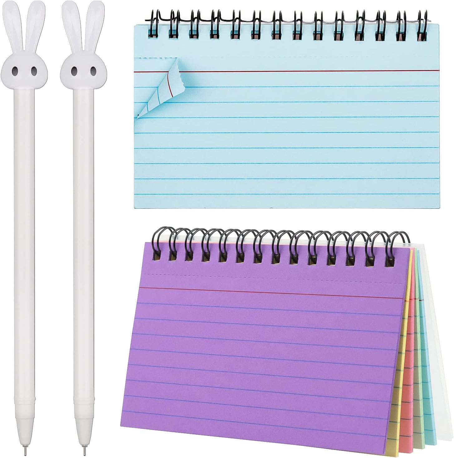 Unvtap Index Cards, 2 Packs Flash Cards Revision, 100 Sheets Revision ...