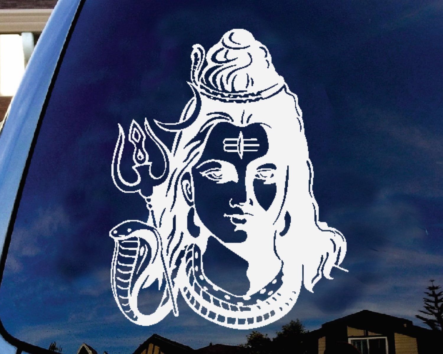 Amazon.com: LA DECAL Shiva Hindu God Religious Spiritual Vinyl Decal ...