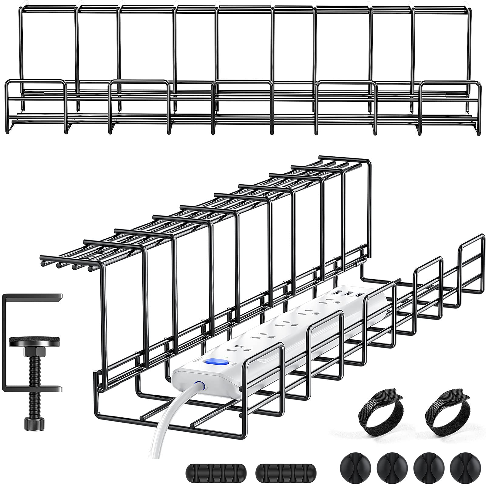 Buy Yecaye No Drill Under Desk Cable Management Tray Clamp Install buy-yecaye-no-drill-under-desk-cable-management-tray-clamp-install