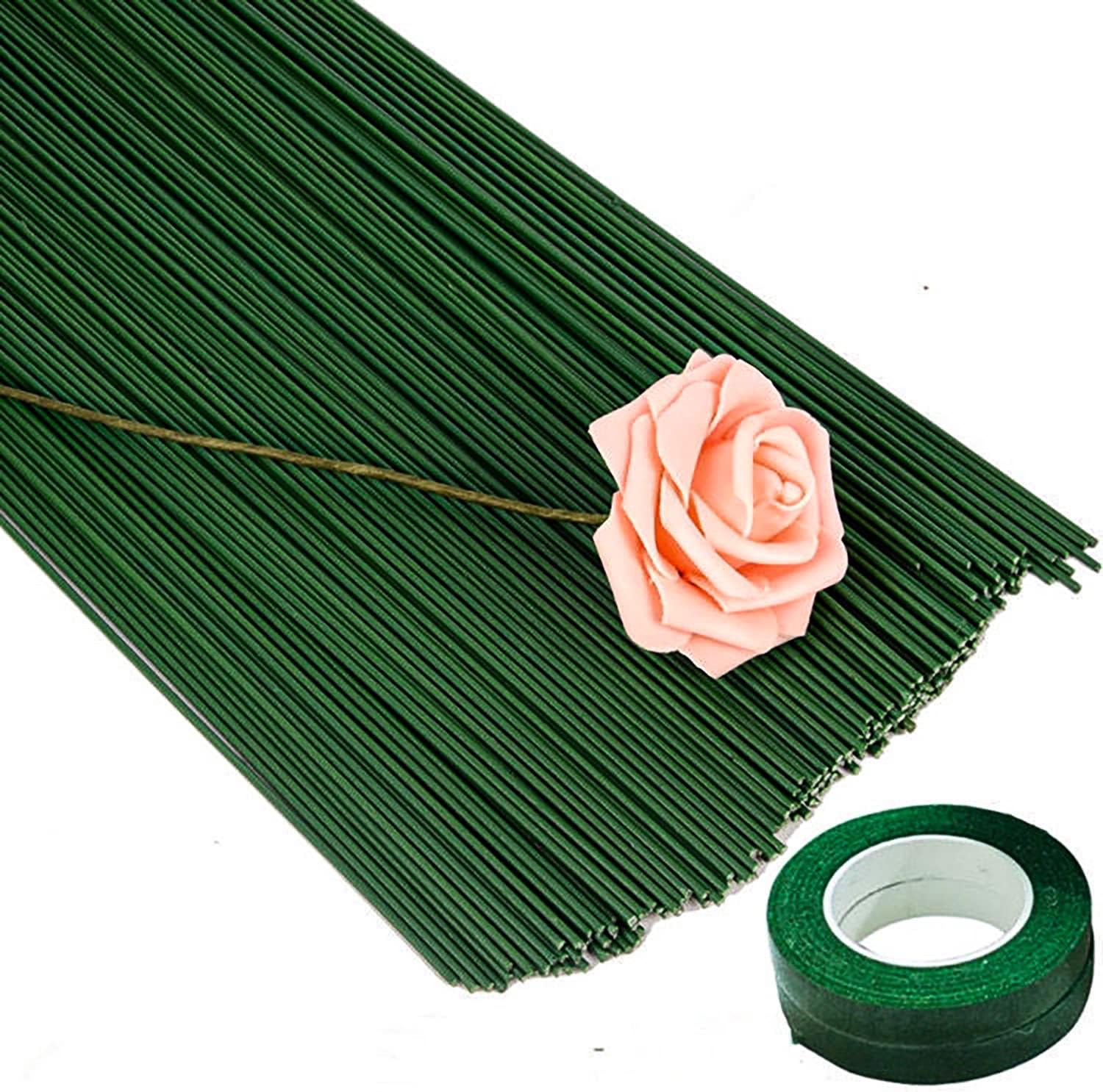 Hamilworth Green Paper Florist Wire 26 Gauge : Amazon.co.uk: Home & Kitchen