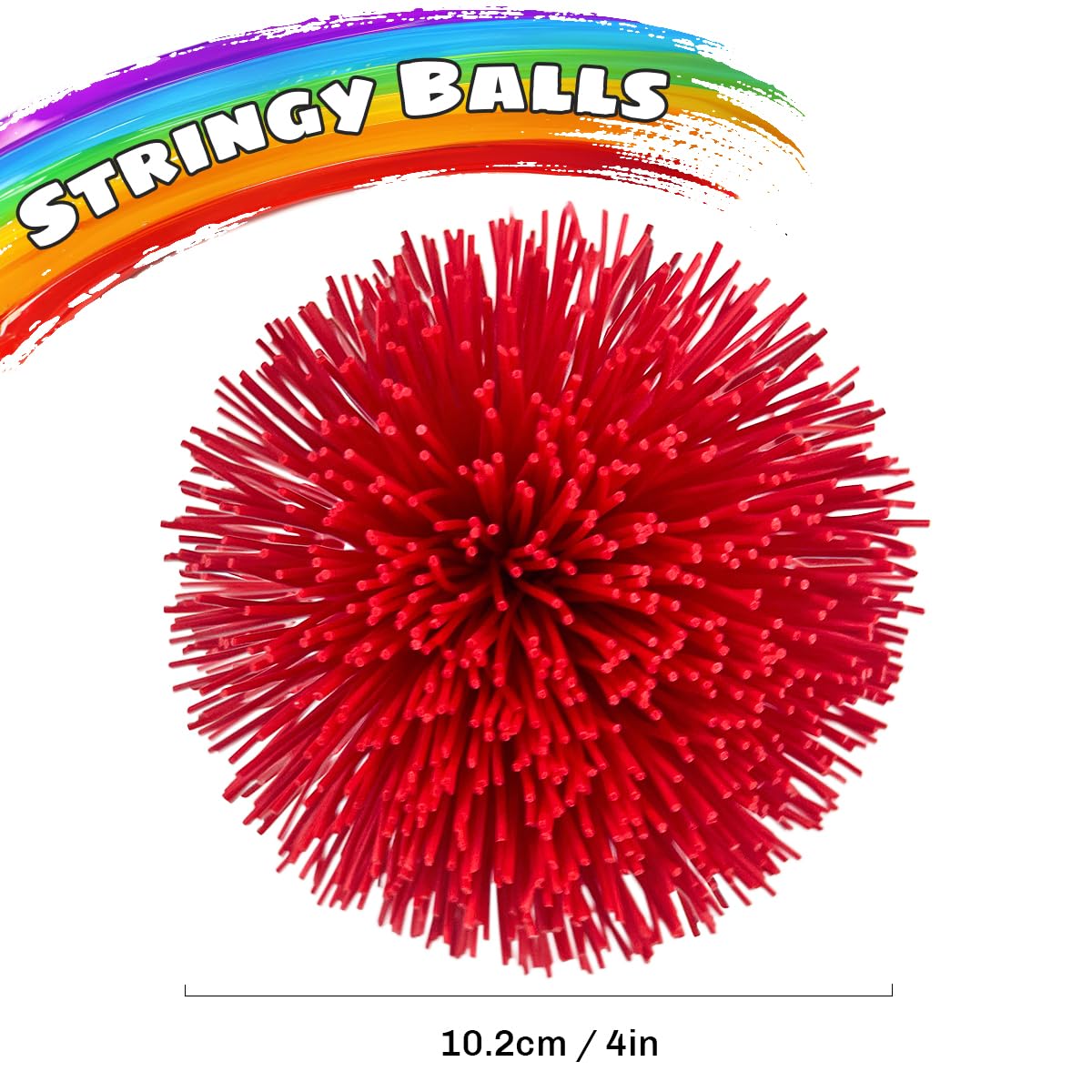 Snapklik.com : Stringy Balls 4 Inch Large 3-Pack, Stretchy Sensory 90s ...