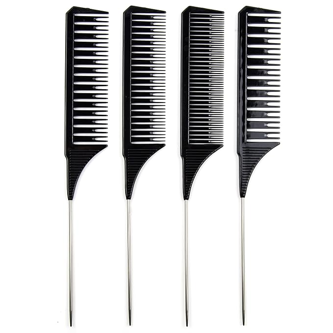 Amazon.com : Highlighting Combs - Set of 4 Black Highlight Combs ...