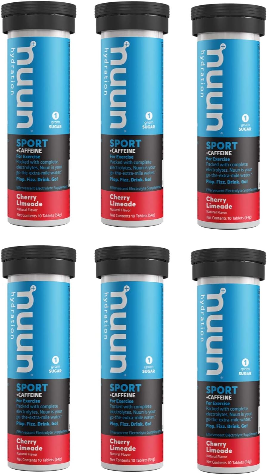 Amazon.com: Nuun Energy: Cherry Limeade Electrolyte + Caffeine Tablets ...