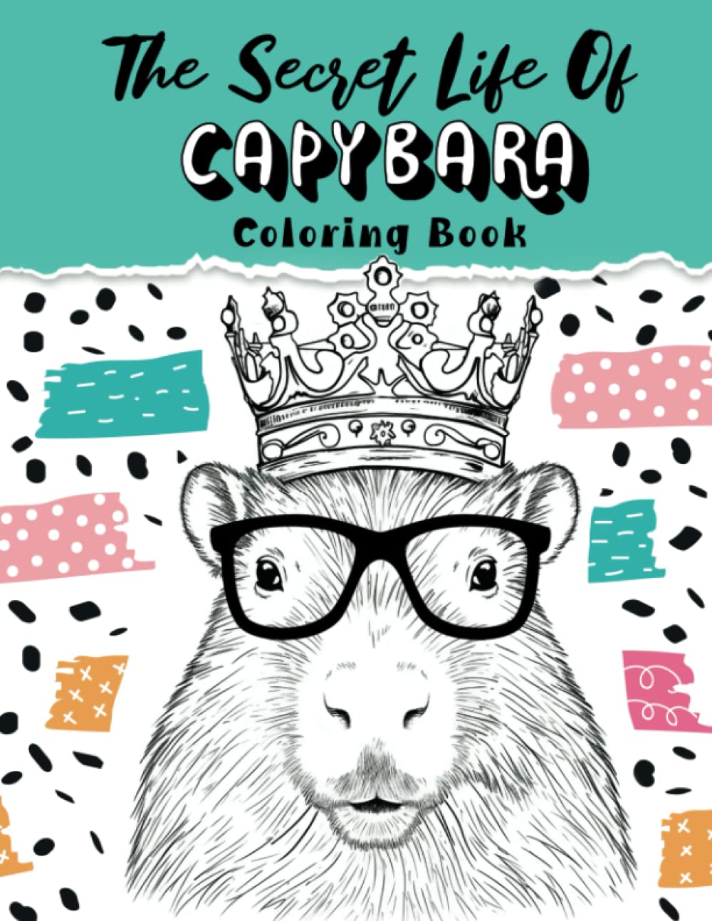 Buy TWIRLY PAGESThe Secret Life of Capybara. Coloring Book: | 30 ...