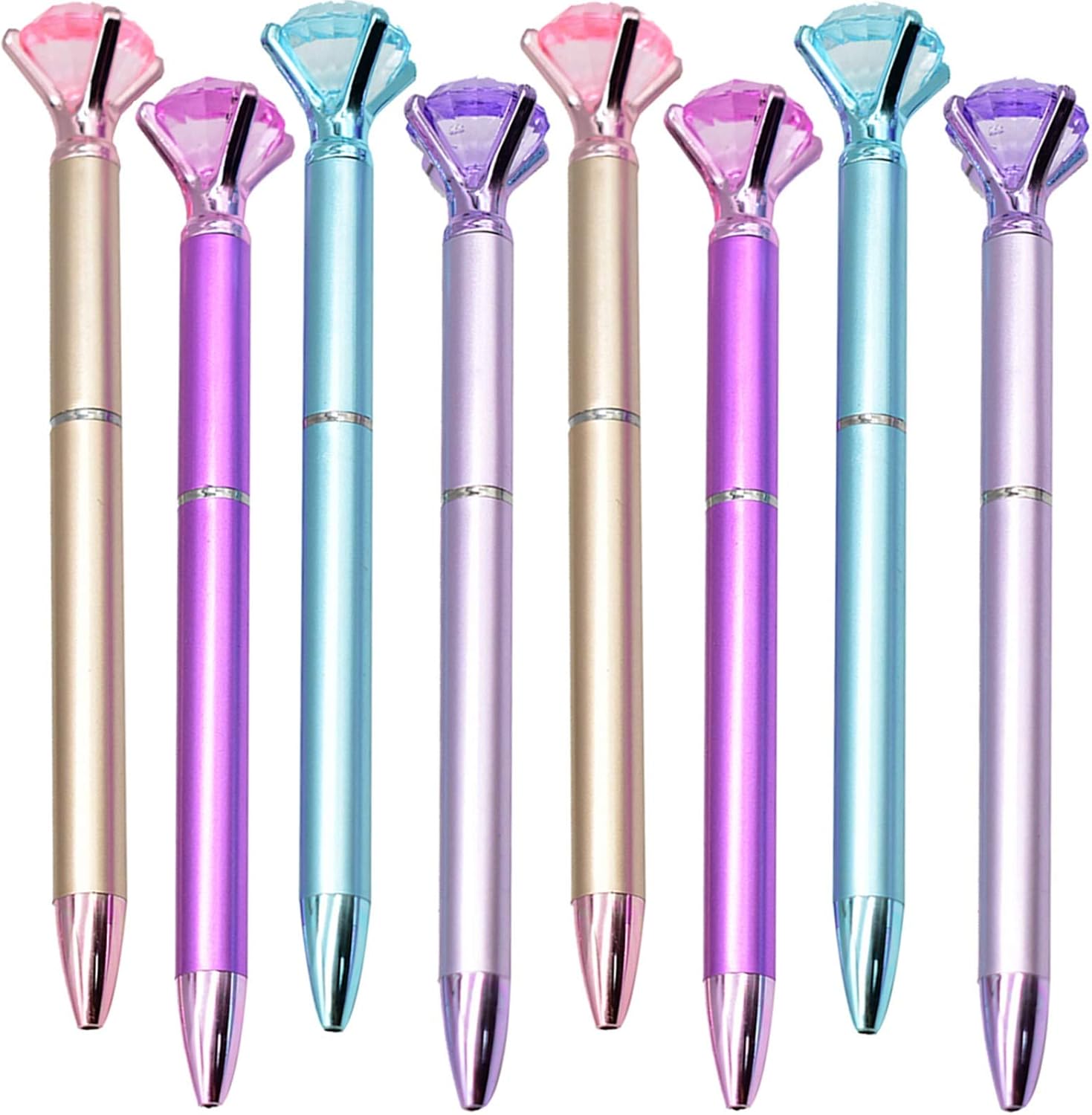 Maydahui 24PCS Diamond Ballpoint Pen Retractable Crystal Jewel Pens ...