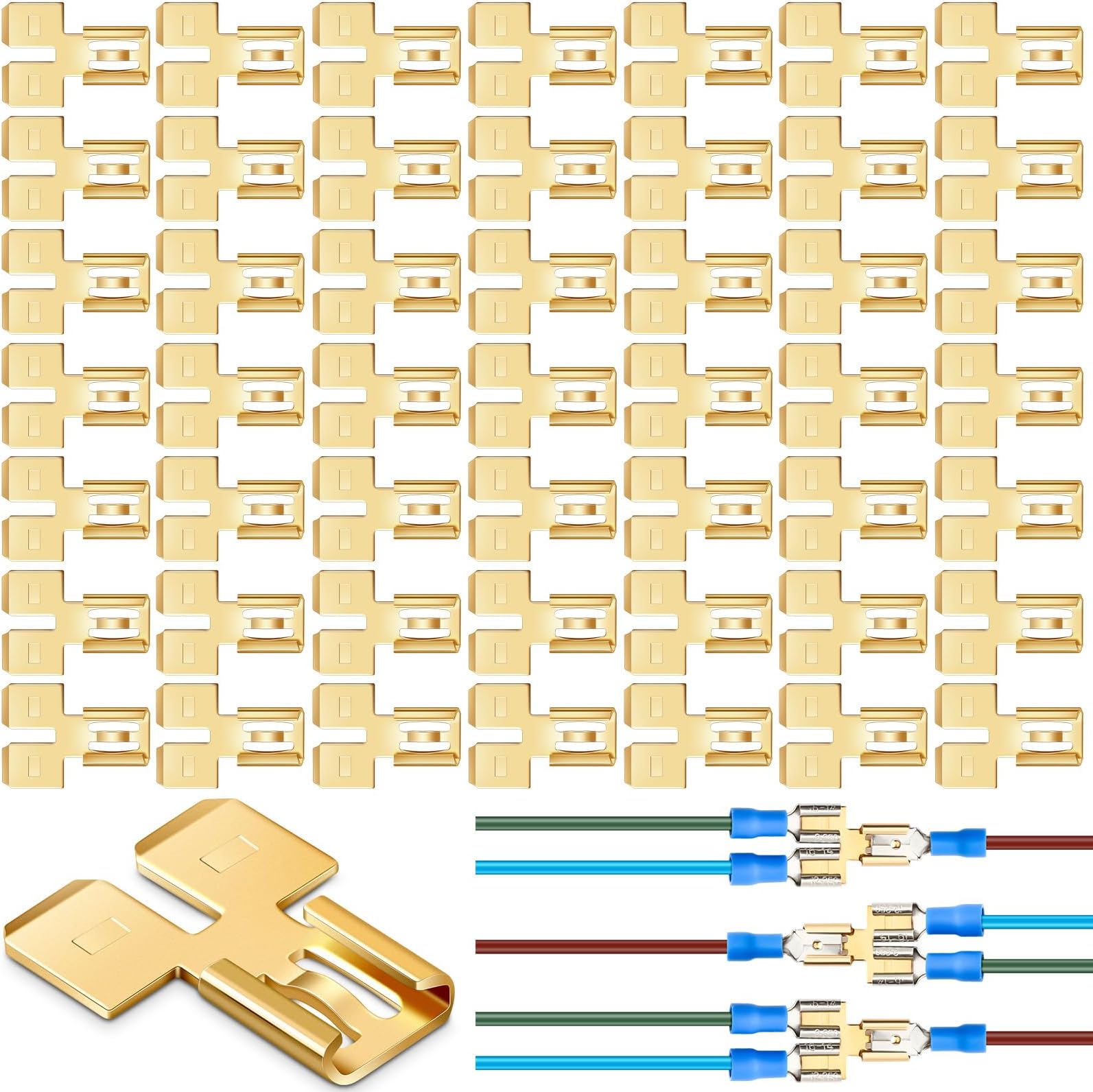 Amazon.com: Supco T1121 Chair Terminal, 1/4" 2 Male and 1 Female Tabs ...