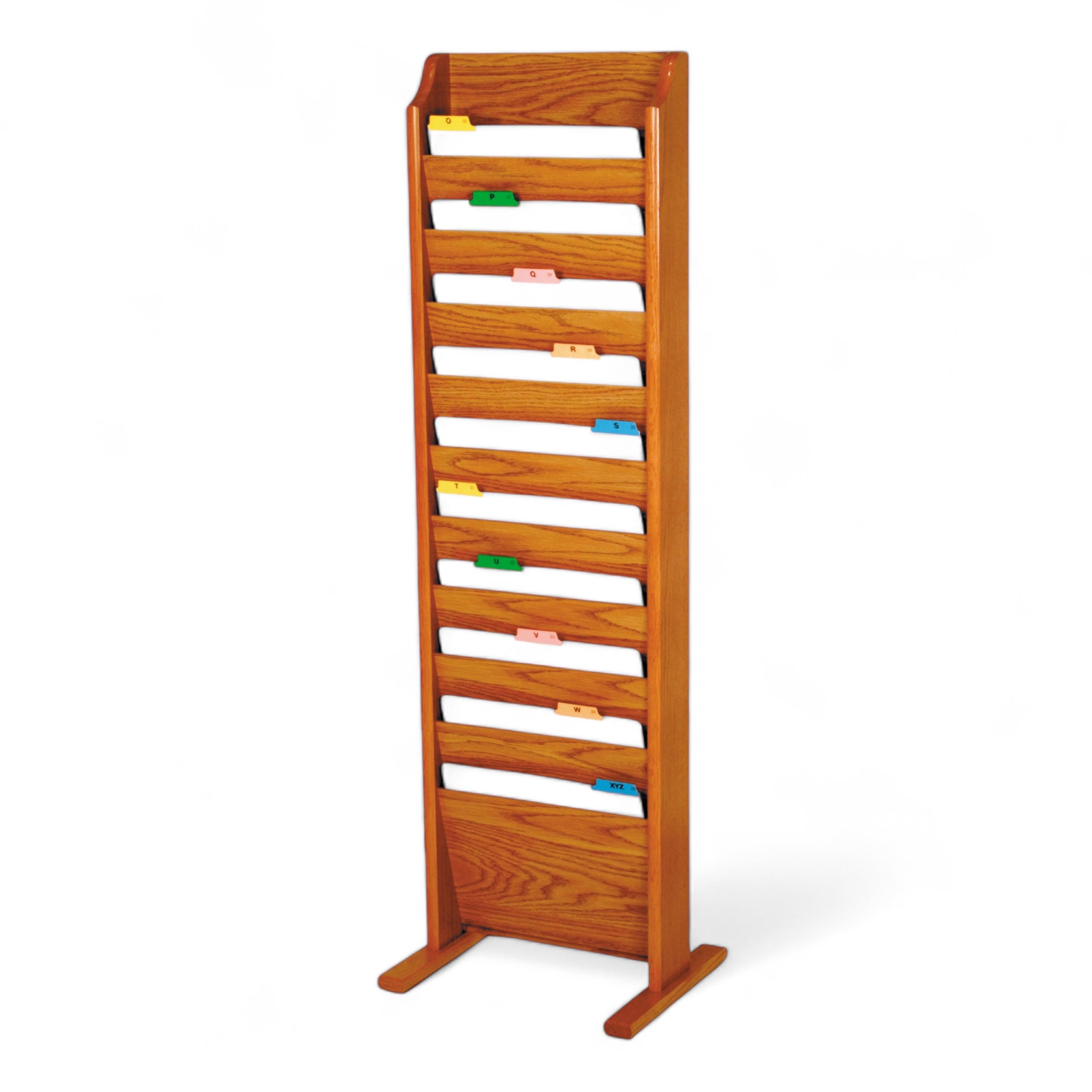 Amazon.com: Wooden Mallet 10-Pocket Free-Standing File Holder, Letter ...