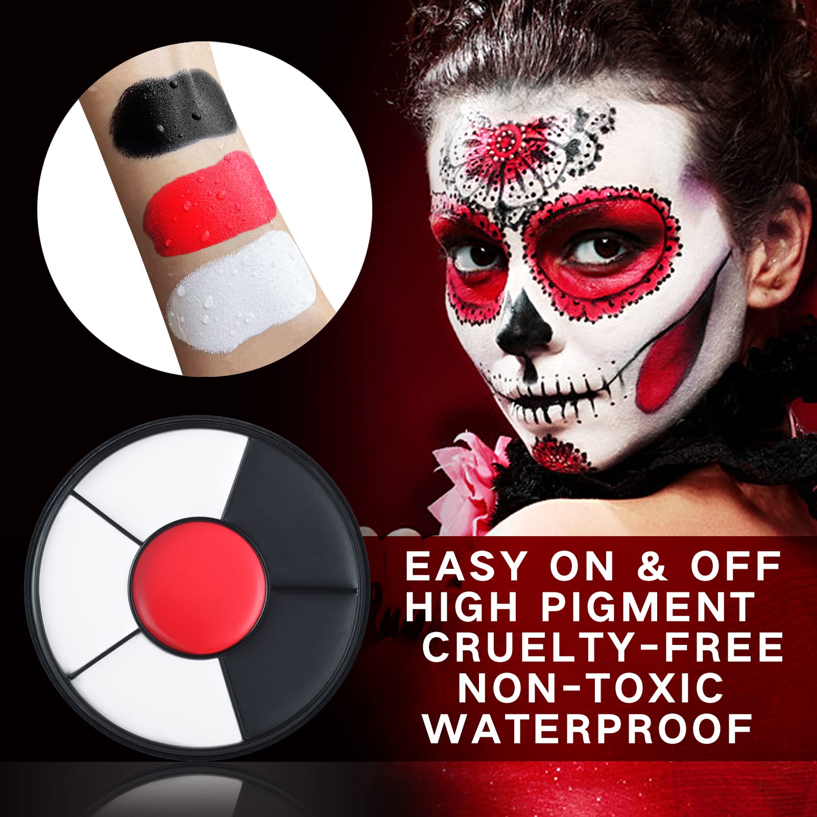 Snapklik.com : Go Ho Liquid Latex And Scar Wax Kit For Halloween SFX Makeup
