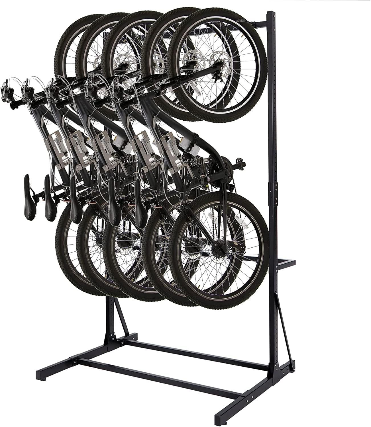 Amazon.com: TORACK Bike Storage Rack, 6 Bike Racks & 5 Hooks for Garage ...