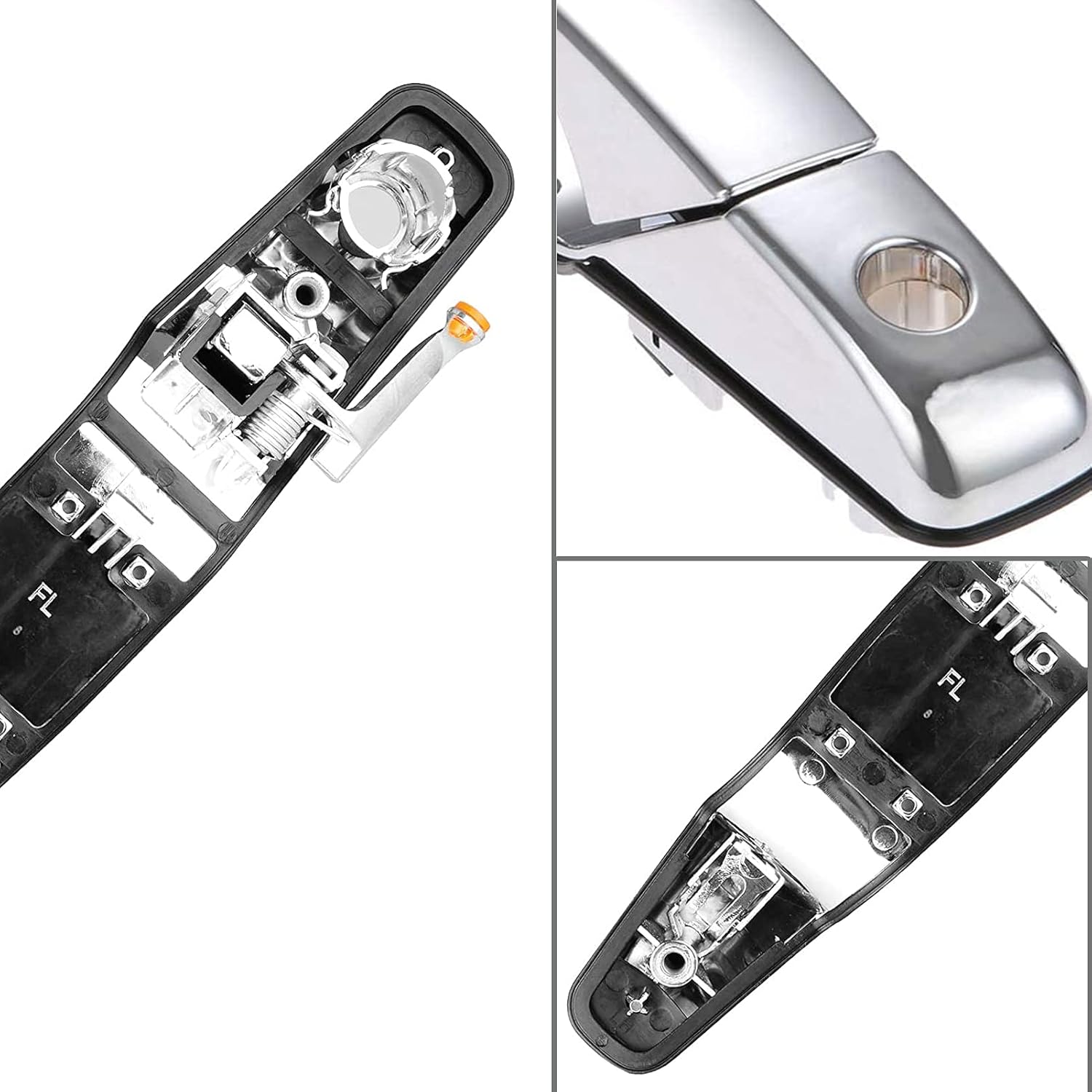 Buy Benefast 80546 Exterior Chrome Door Handle Compatible with 2007 ...