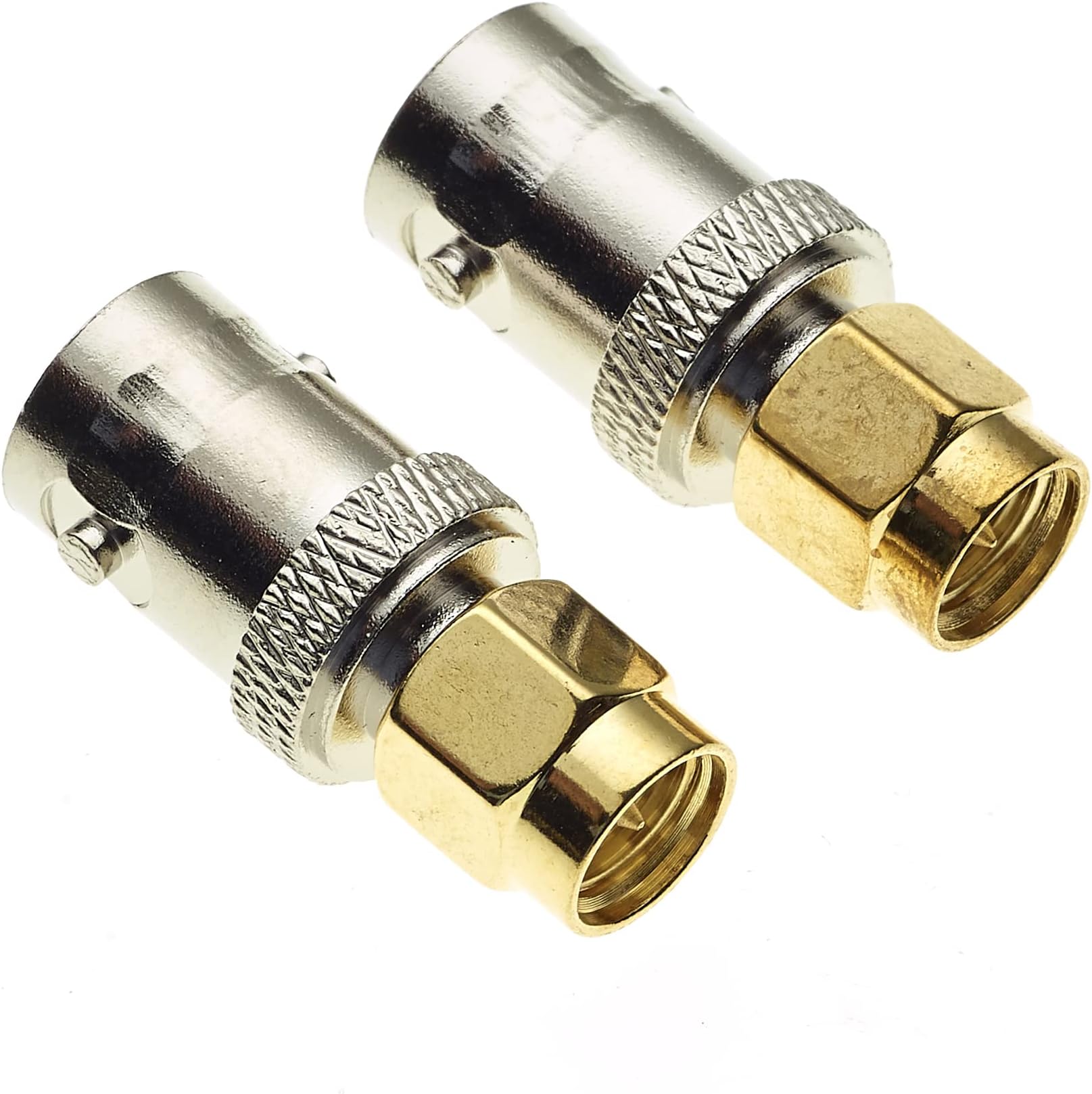 BNC to SMA Adapter 50ohm for RF Antennas, and Coaxial Cables | Low Transmission Loss SMA Male ...