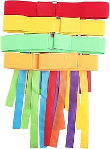 Amazon.co.jp: NAMOARLY 1 Set Tail Belt Kids Game Props Rainbow Ribbon ...