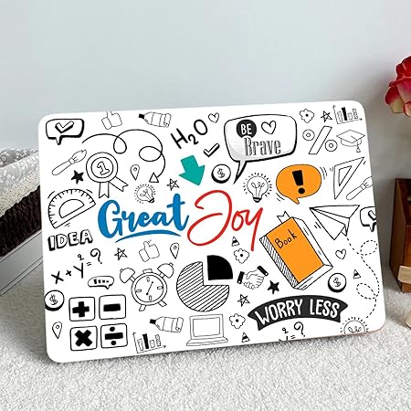 Walllane Premium Finish Bubble-Free Vinyl Laptop Sticker for HP Dell ...